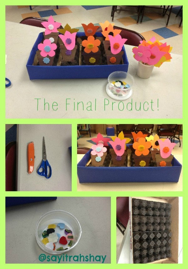 Dig Into Summer Reading Flower Pot Match Craft