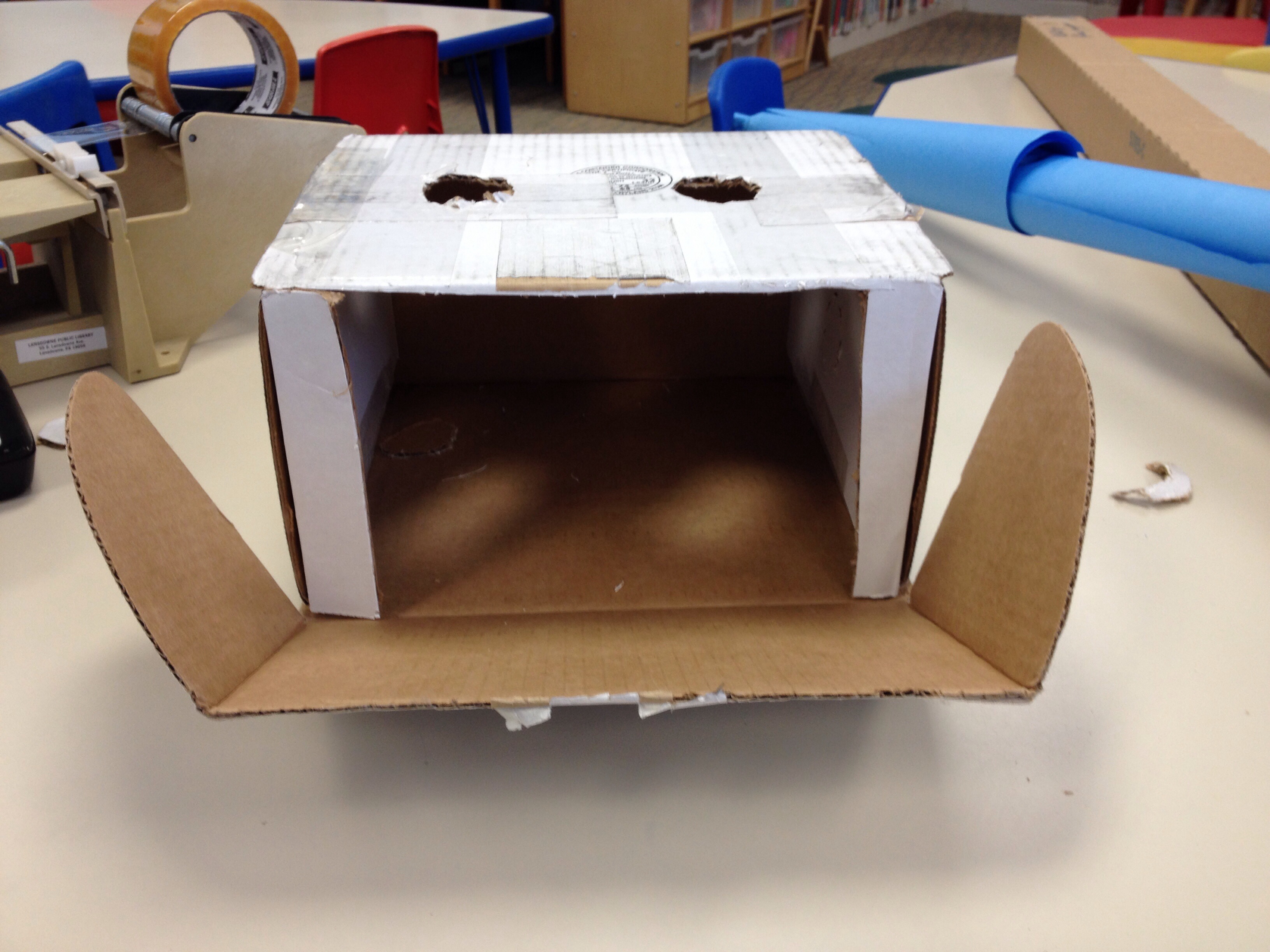 Repurpose Cardboard Boxes to Teach Addition and Counting