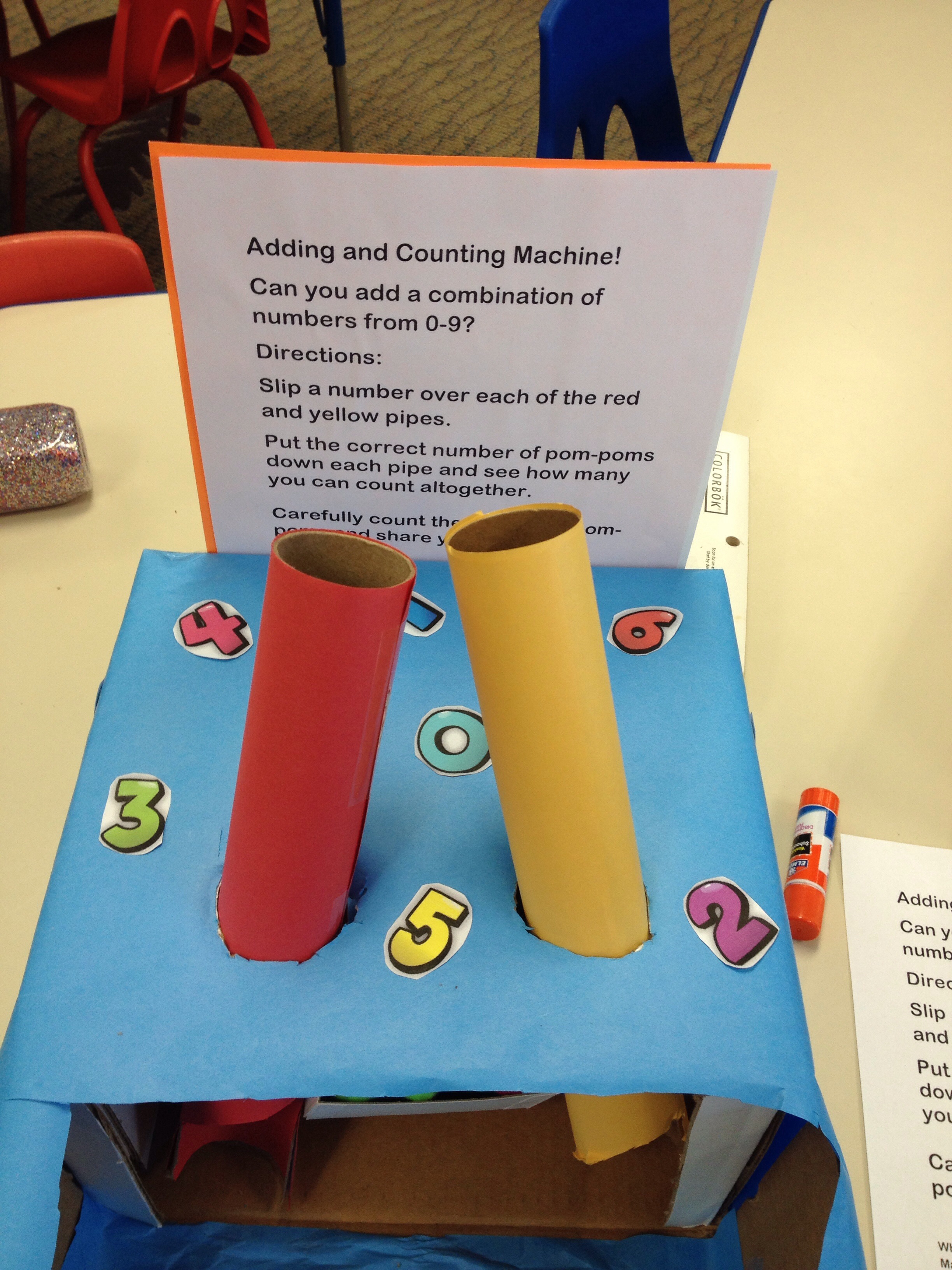 Repurpose Cardboard Boxes to Teach Addition and Counting