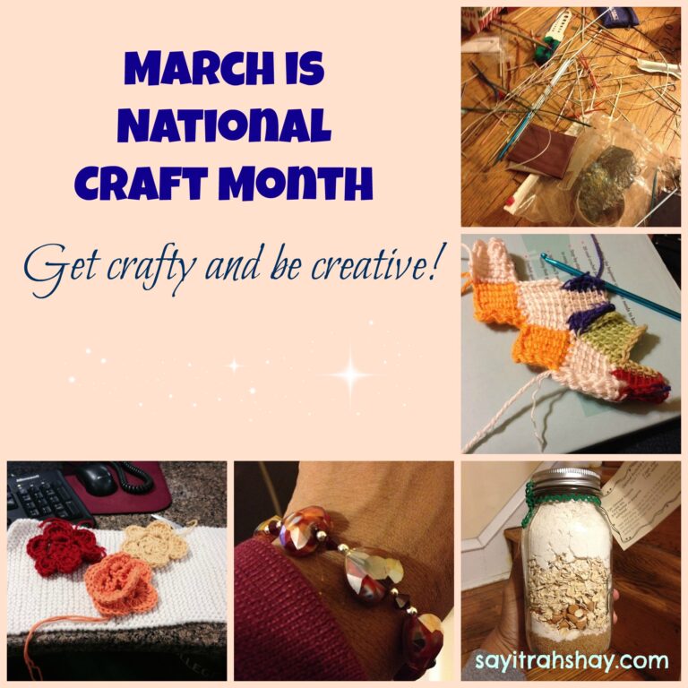Call for Guest Crafters for National Craft Month - Say It, "Rah-shay"