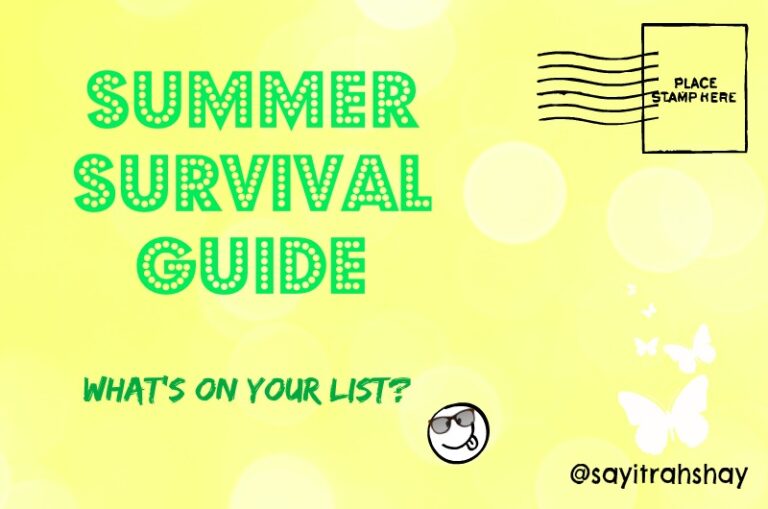 A Summer Bucket List